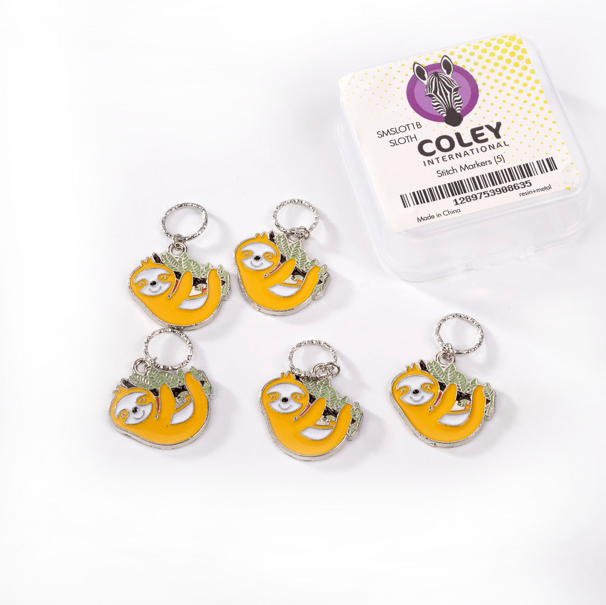 Sloth Stitch Markers – Coley Craft