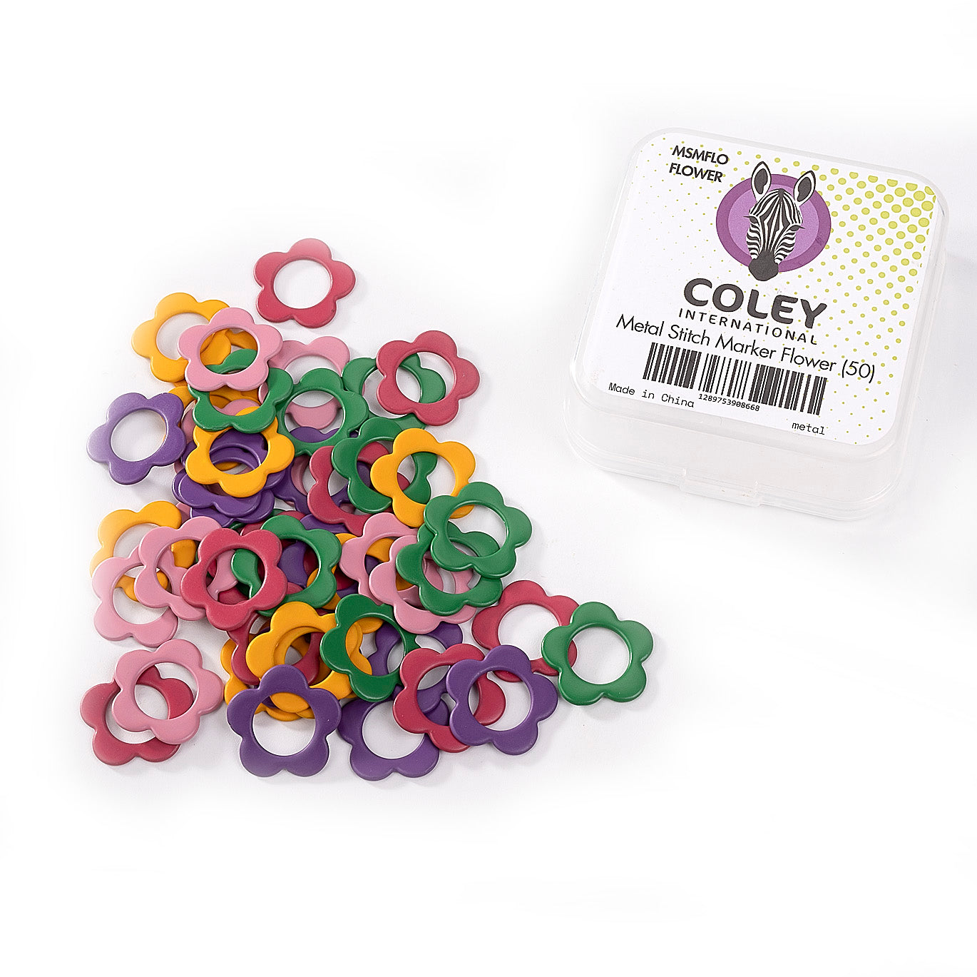 Metal Stitch Markers Flower – Coley Craft