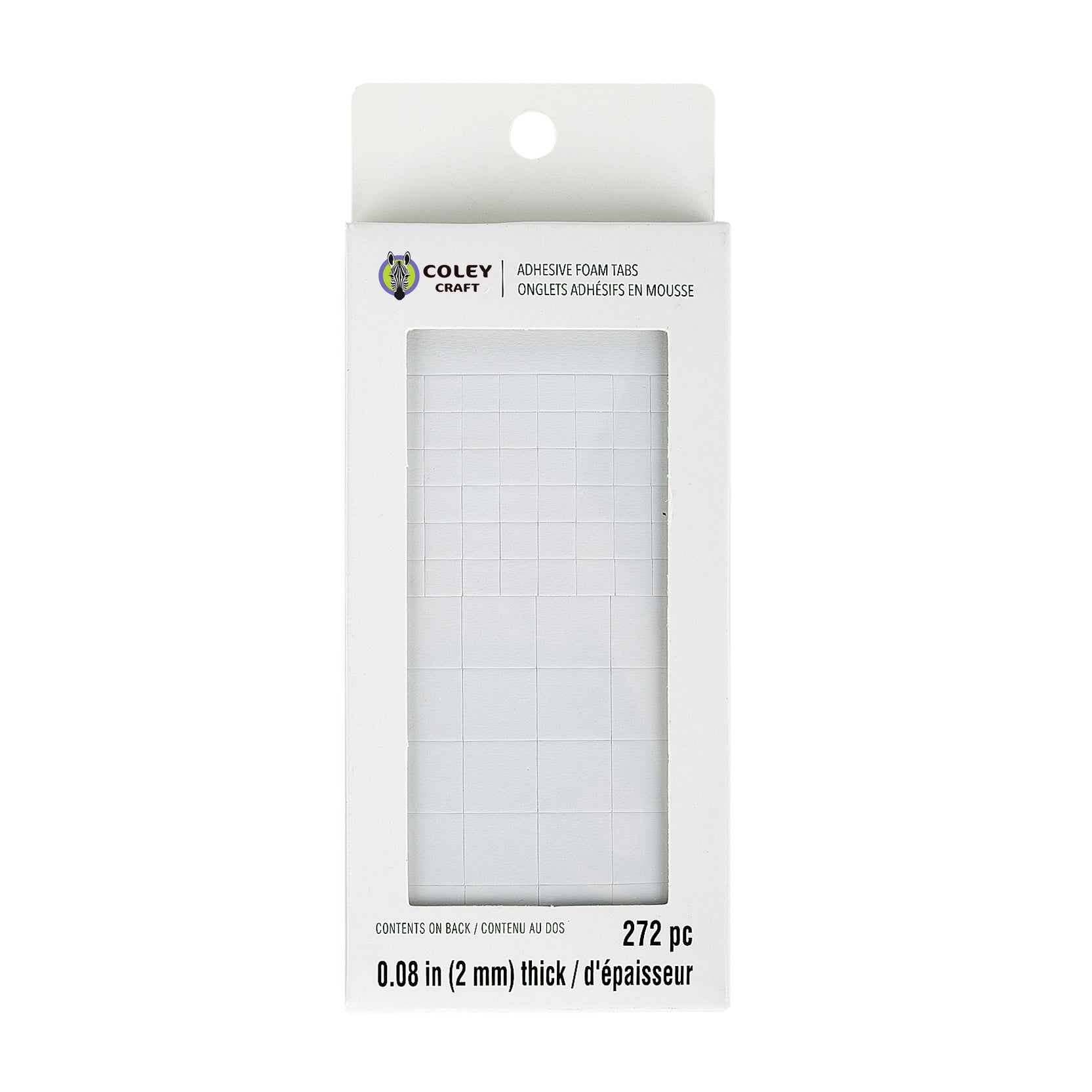 2mm Thick Adhesive Foam Tabs – Coley Craft