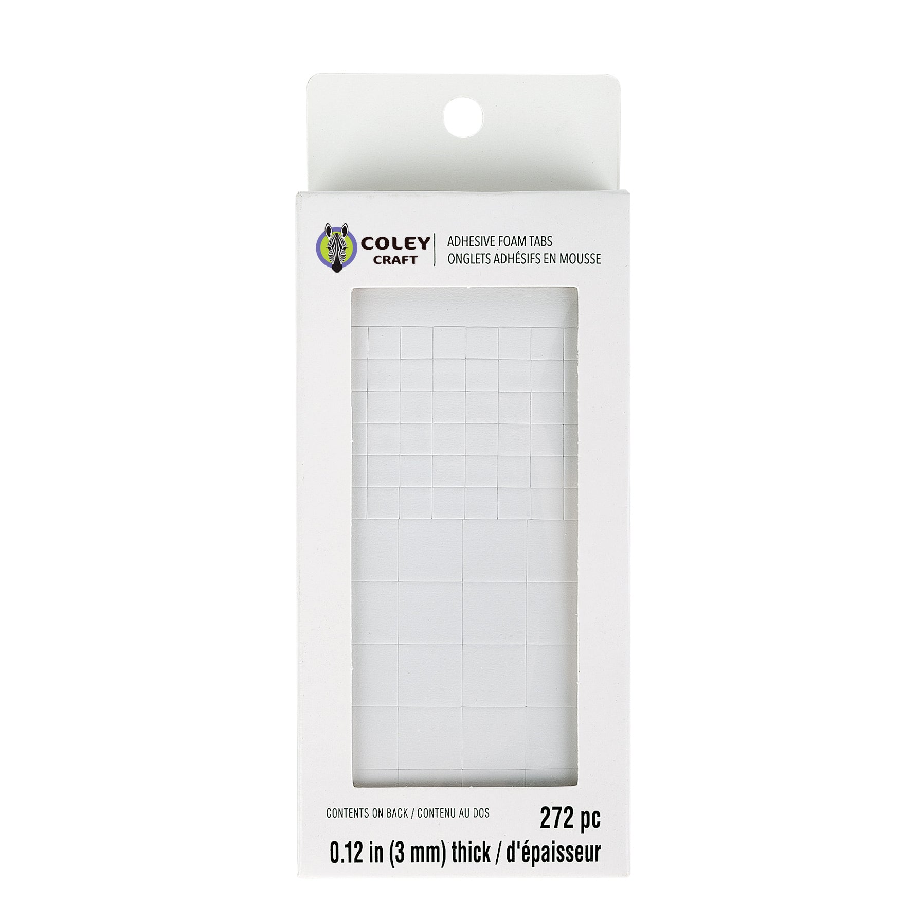 3mm Thick Adhesive Foam Tabs – Coley Craft
