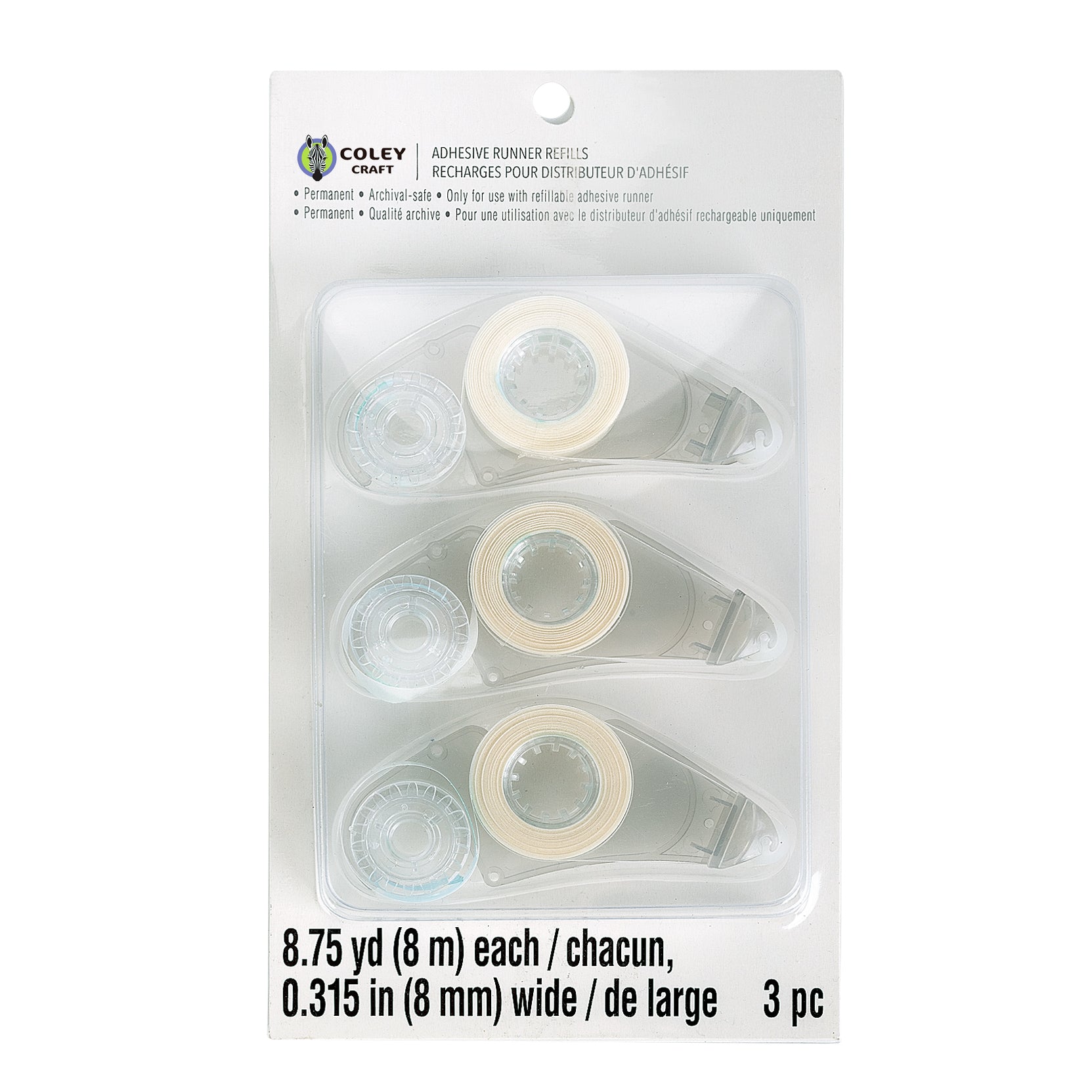 Adhesive Runner Refills 3ct – Coley Craft