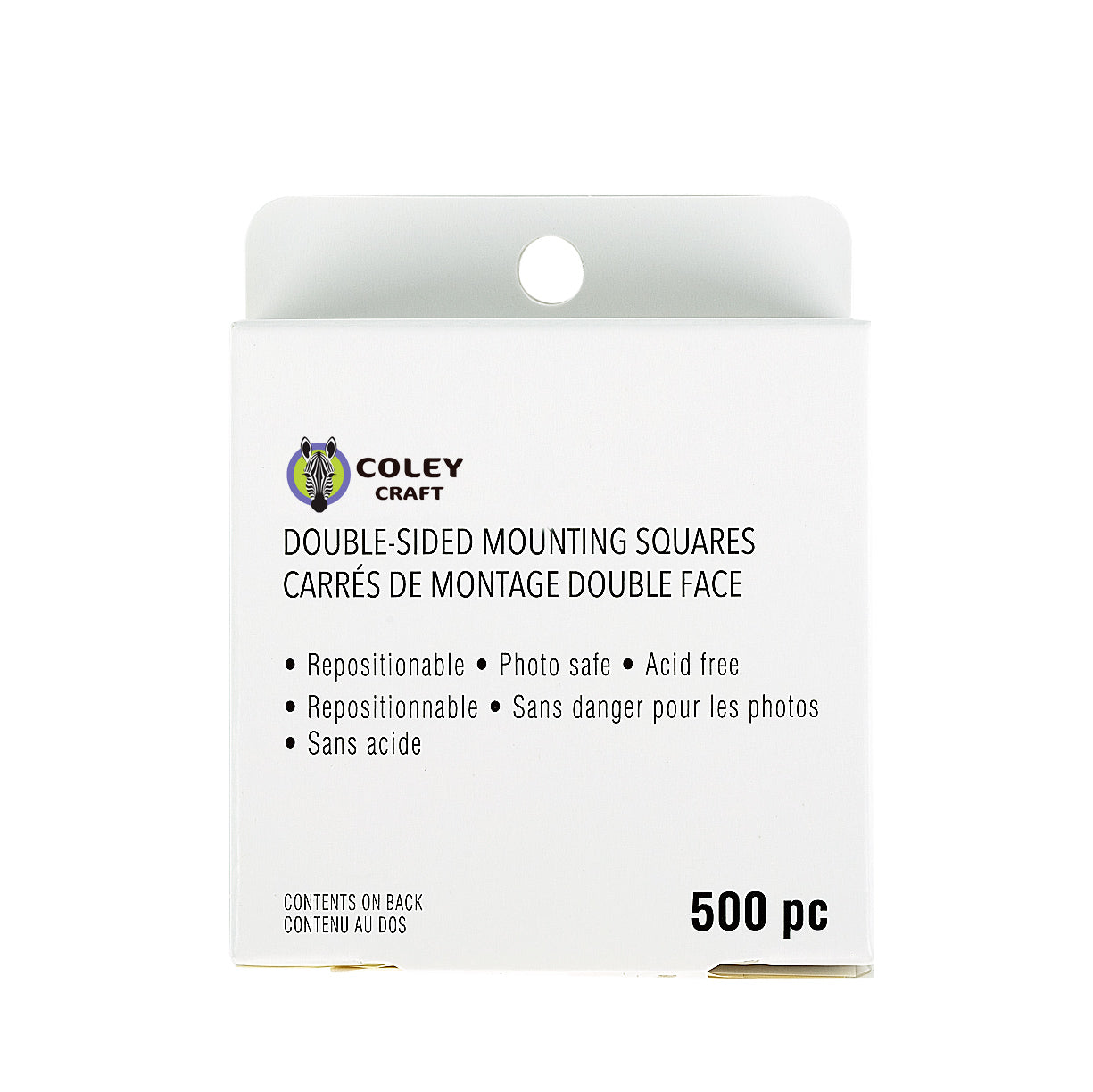 Double-Sided Mounting Squares, Repositionable – Coley Craft