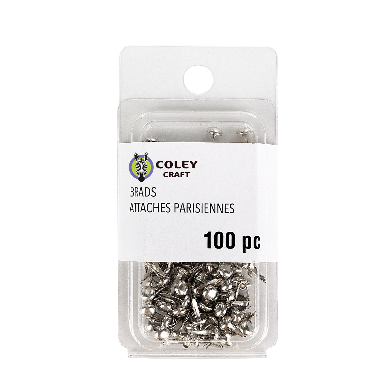 Silver Mini Brads – Coley Craft